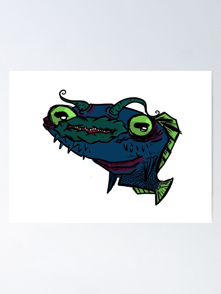 "Deep sea weirdo" Poster for Sale by GraphicalUI | Redbubble