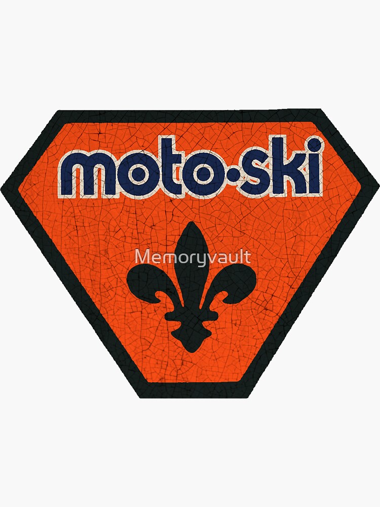 "The Moto-Ski Snowmobiles" Sticker for Sale by Memoryvault | Redbubble