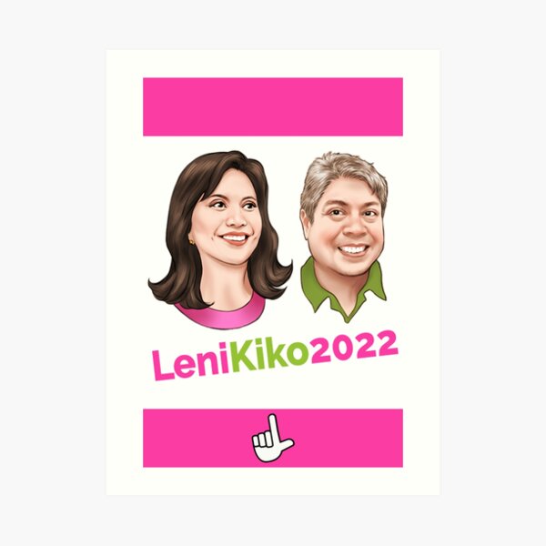 "Leni Kiko 2022 (art by Ernest Caritativo)" Art Print for Sale by ...
