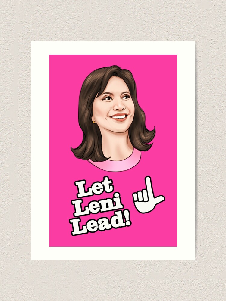 "Laban Leni 2022 (art by Ernest Caritativo)" Art Print for Sale by ...