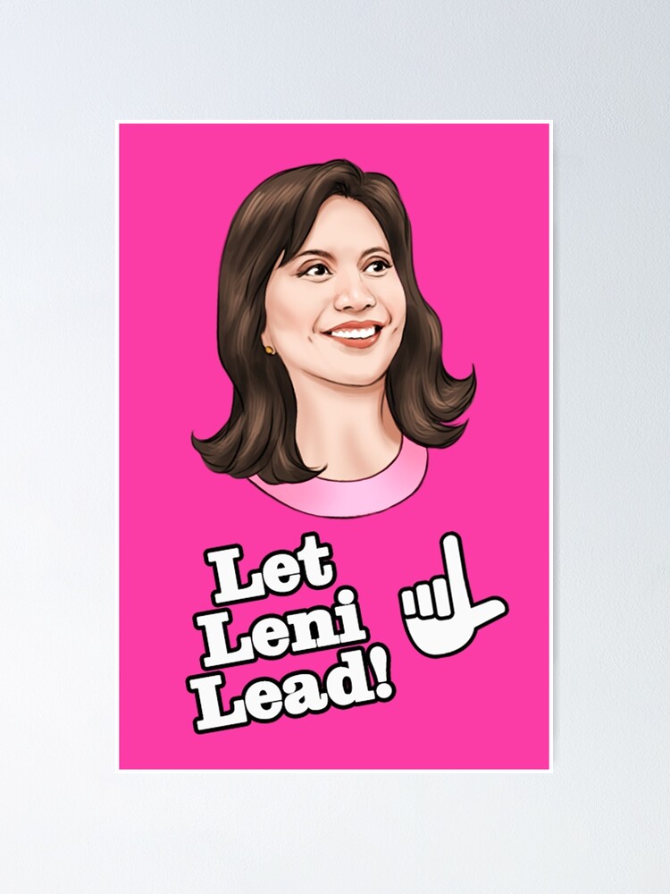 "Laban Leni 2022 (art by Ernest Caritativo)" Poster for Sale by ...