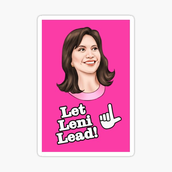 "Laban Leni 2022 (art by Ernest Caritativo)" Sticker for Sale by ...