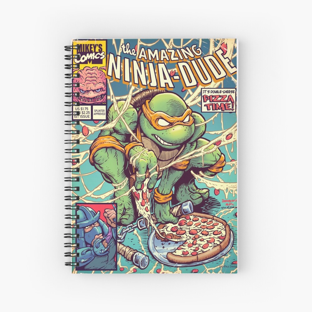 "The Amazing Ninja Dude" Spiral Notebook for Sale by donovanalex ...