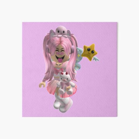"roblox girl Sticker" Art Board Print by BeAwesome90 | Redbubble
