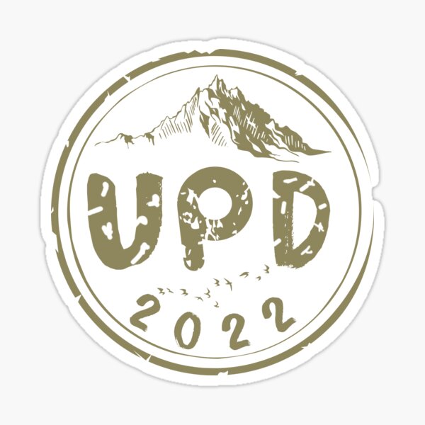 "Upd 2022" Sticker for Sale by KHAFiT | Redbubble