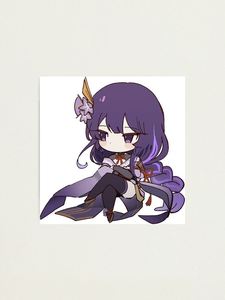 Lámina fotográfica «baal Genshin Impact Icons Chibi» de Animecomic ...