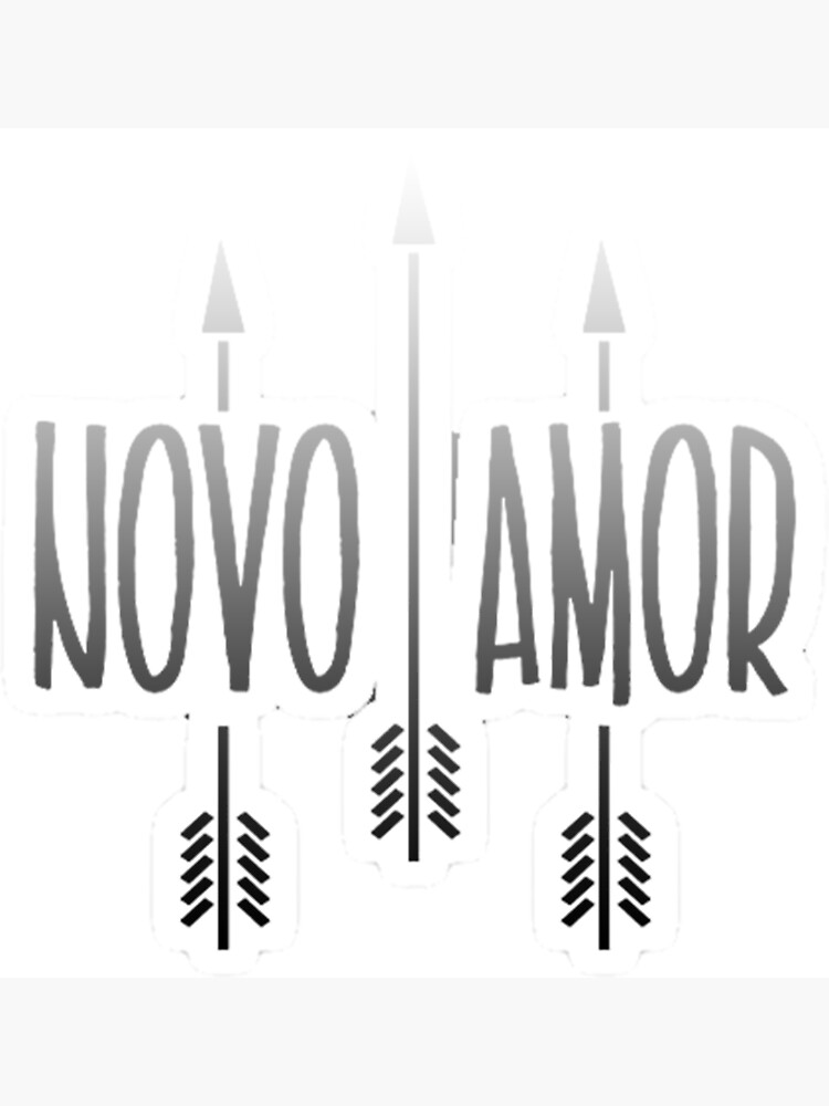 "The favorite singer logos special collection novo amor" Art Print by ...