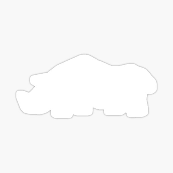 "geometric rhino" Sticker by Armando-Zarock | Redbubble