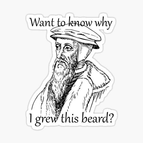 "Beard" Sticker for Sale by SherlockHelms | Redbubble