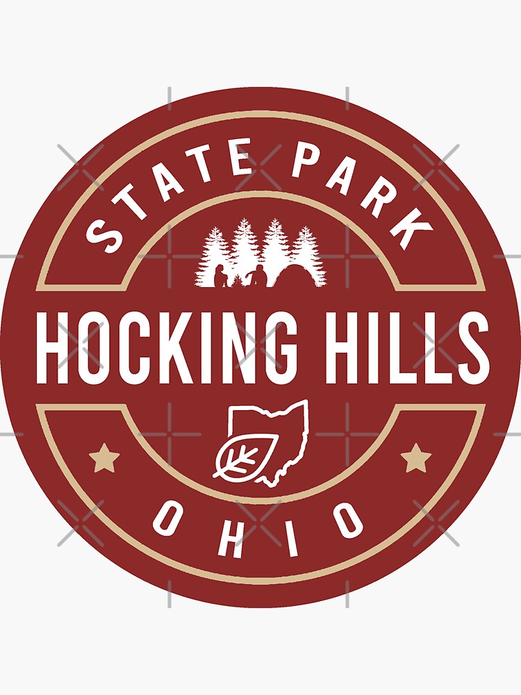 "Hocking Hills State Park Logo" Sticker for Sale by VanyaKar | Redbubble