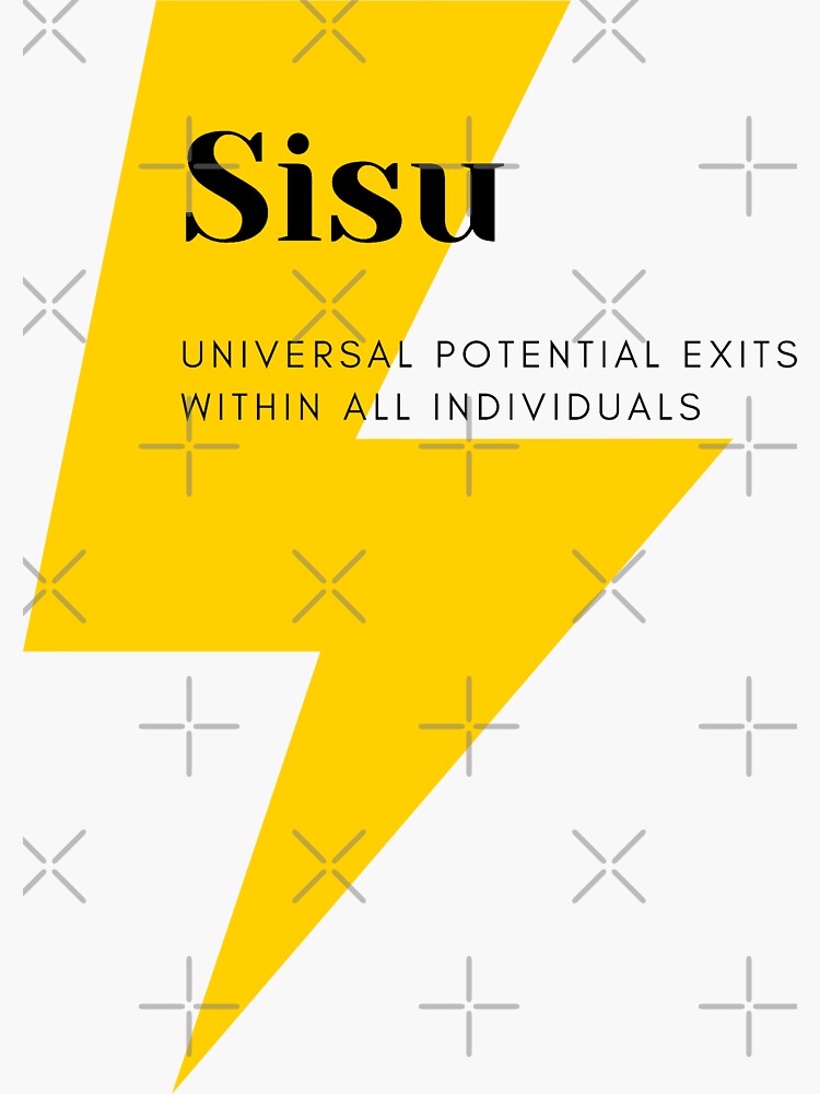 "Sisu" Sticker by Polyxz | Redbubble