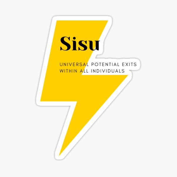 "Sisu" Sticker by Polyxz | Redbubble