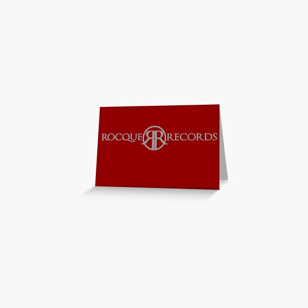 "Rocque Records" Greeting Card for Sale by schmaslow | Redbubble