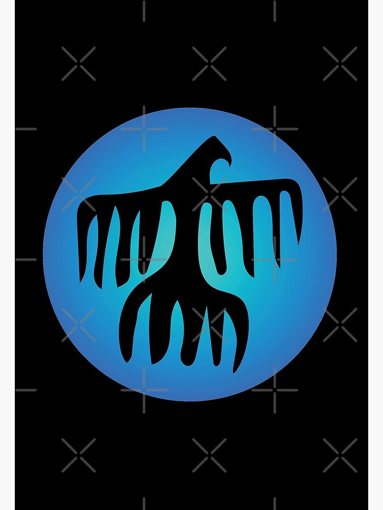 Lámina fotográfica «Thunderbird Moon Binesi Indígena Ojibwe WAWEZHI ...