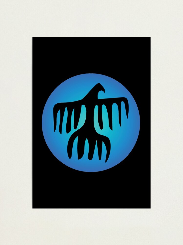 Lámina fotográfica «Thunderbird Moon Binesi Indígena Ojibwe WAWEZHI ...