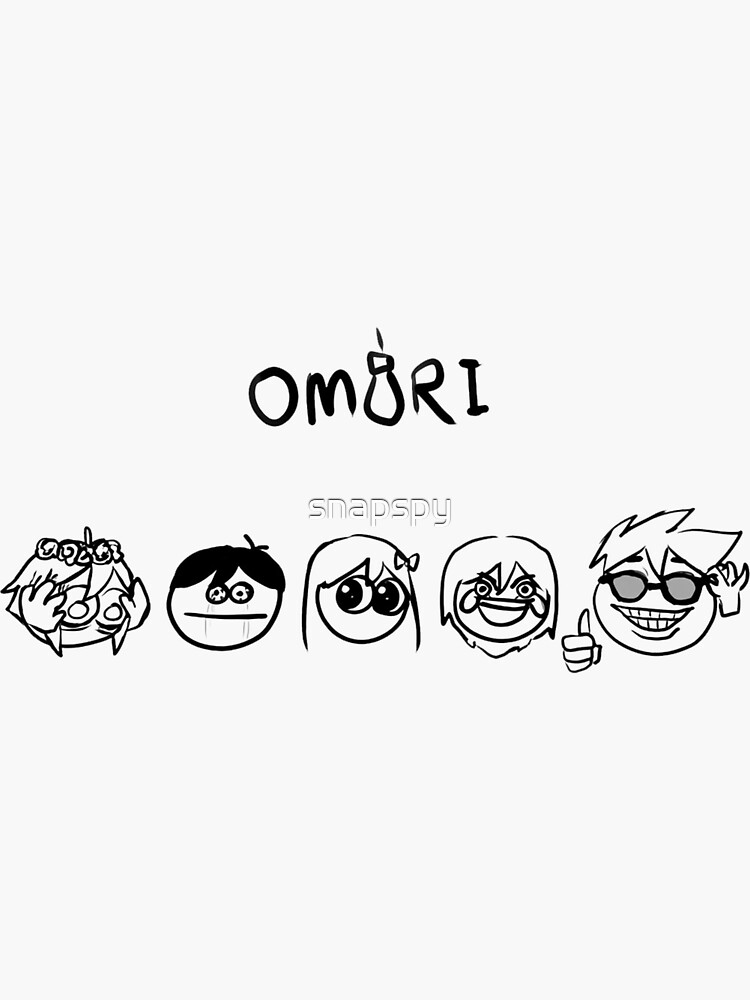 "Omori Emotion T-Shirt - Omori Fan Art Game Sticker" Sticker von ...