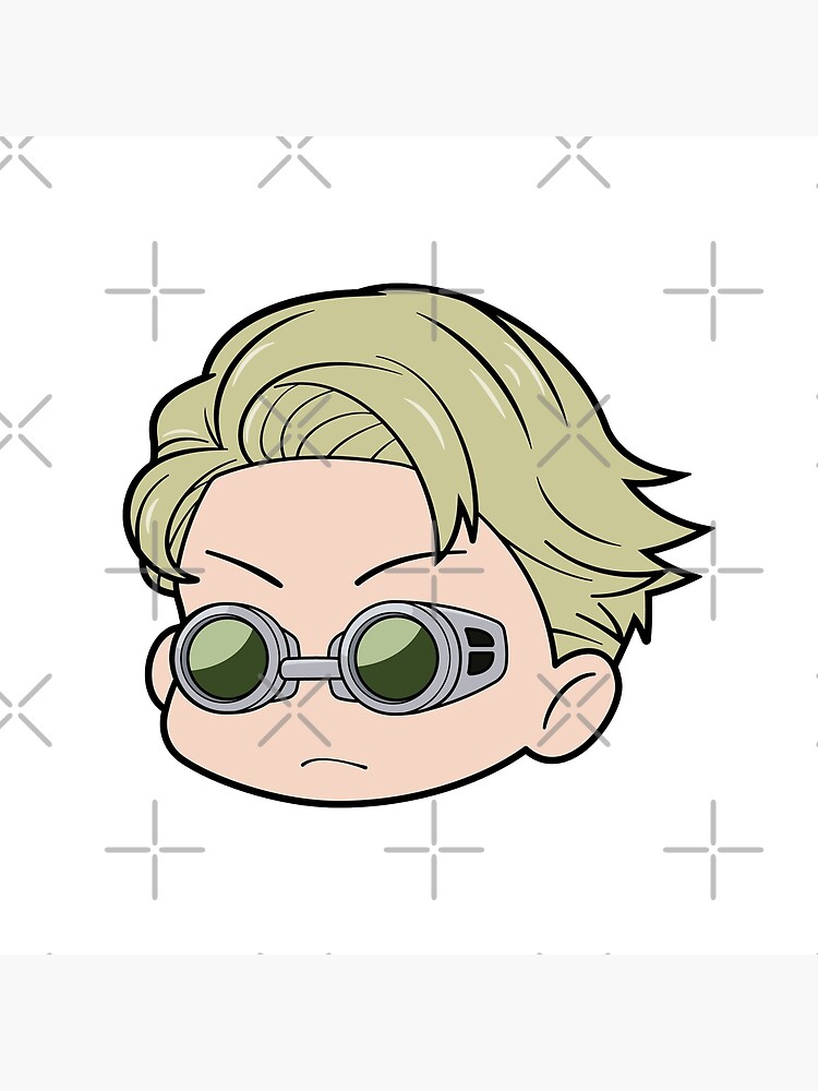 "Jujutsu Kaisen Nanami Chibi Head" Art Print by ChibiCheems | Redbubble