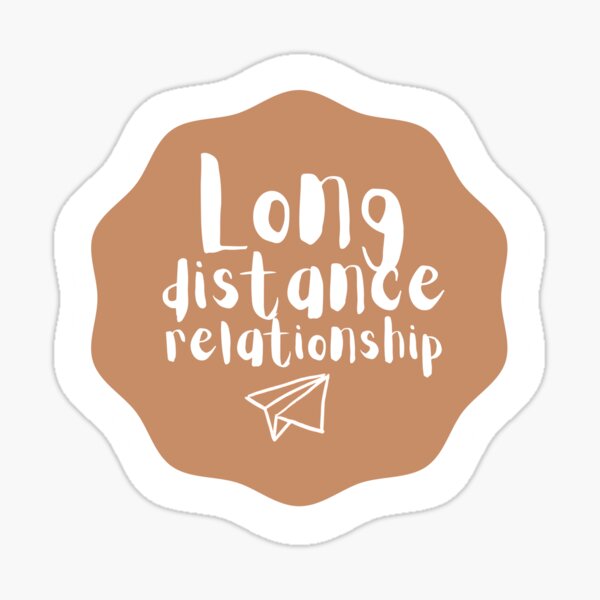 "Long Distance Relationship (LDR)" Sticker for Sale by CristinCares ...