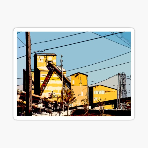 "Chicago Refinery" Sticker for Sale by busybob | Redbubble