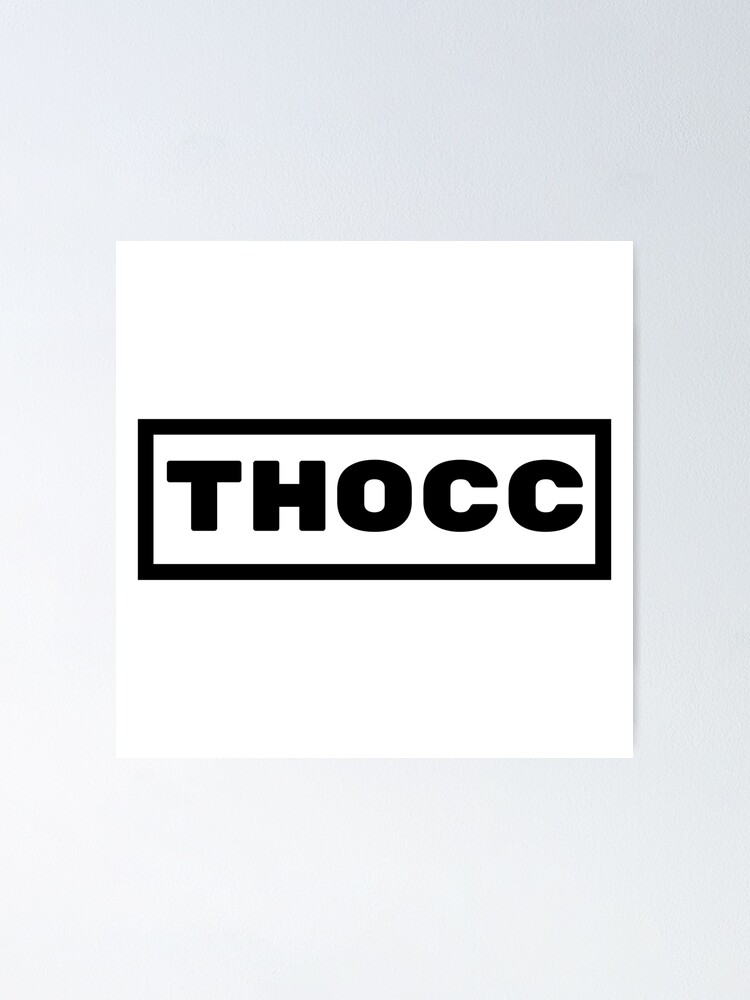 Póster «Teclado mecánico gris "Thocc"» de wordgardener | Redbubble