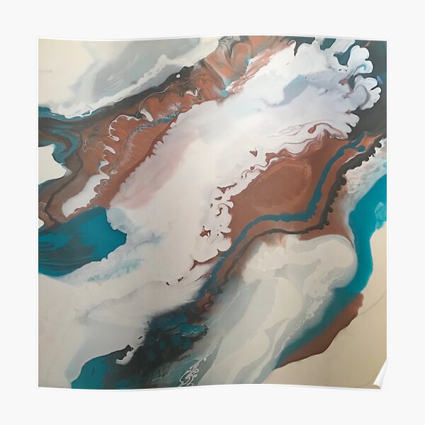 "True Blessings Abstract" Poster for Sale by attawayart | Redbubble