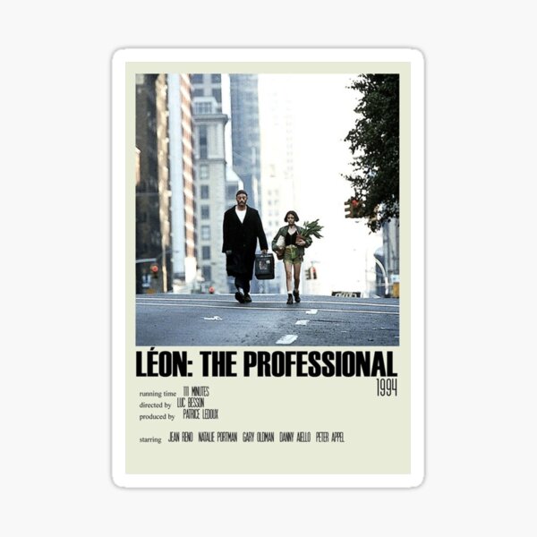 "Leon The Movie" Sticker for Sale by jekarowlin | Redbubble