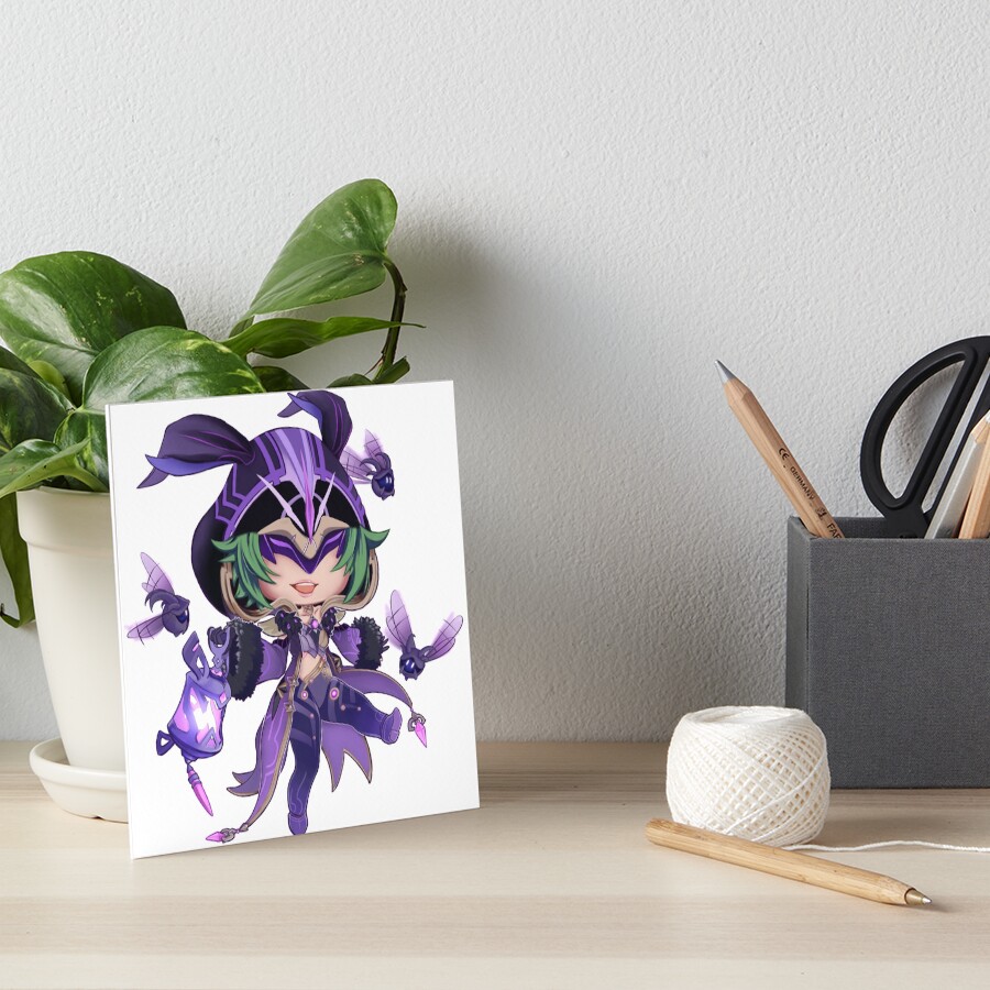 "Genshin Impact - Fatui cicin Mage Chibi" Art Board Print by ...