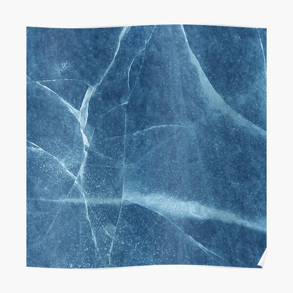 "Decorative cool Ocean abstract blue marble" Poster for Sale by Breccia ...