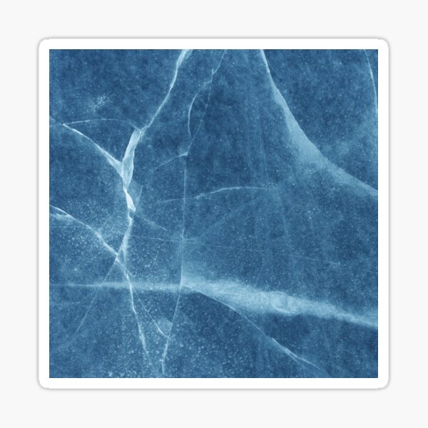 "Decorative cool Ocean abstract blue marble" Sticker for Sale by ...