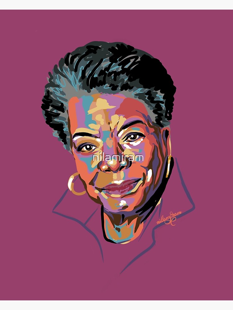 "Maya Angelou Pop Art Portrait" Poster by nilamjram | Redbubble