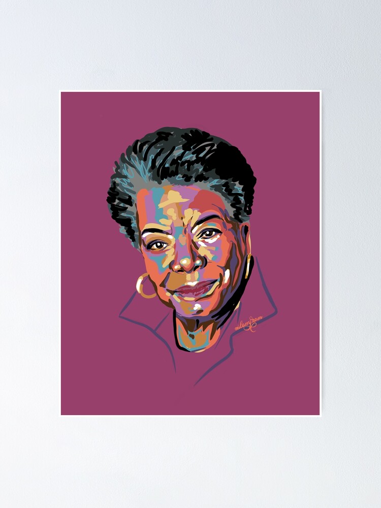 "Maya Angelou Pop Art Portrait" Poster by nilamjram | Redbubble