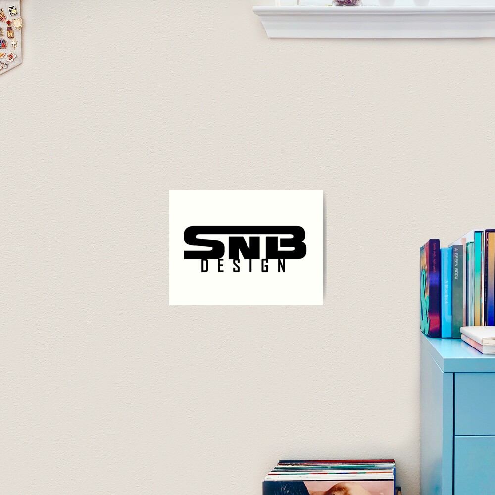 "SNB DESIGN LOGO" Art Print by narkour | Redbubble