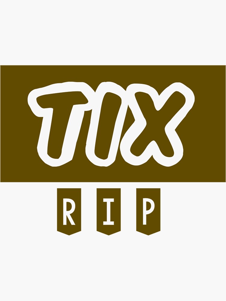 "Roblox Tix RIP " Sticker by TerrySirosky | Redbubble