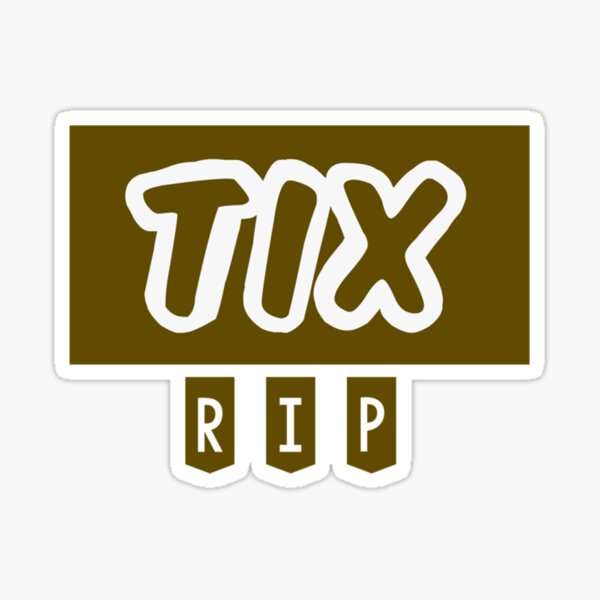 "Roblox Tix RIP " Sticker by TerrySirosky | Redbubble
