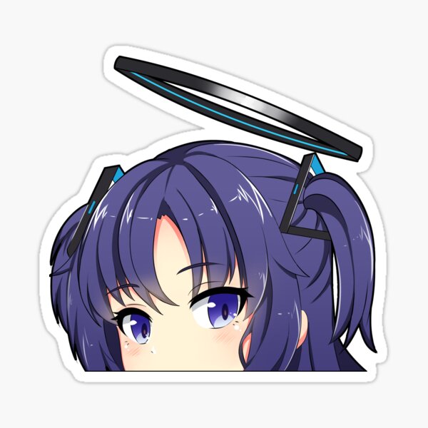 "Blue archive Yuuka Blue archive Game Hayase Yuuka Blue archive Sticker ...
