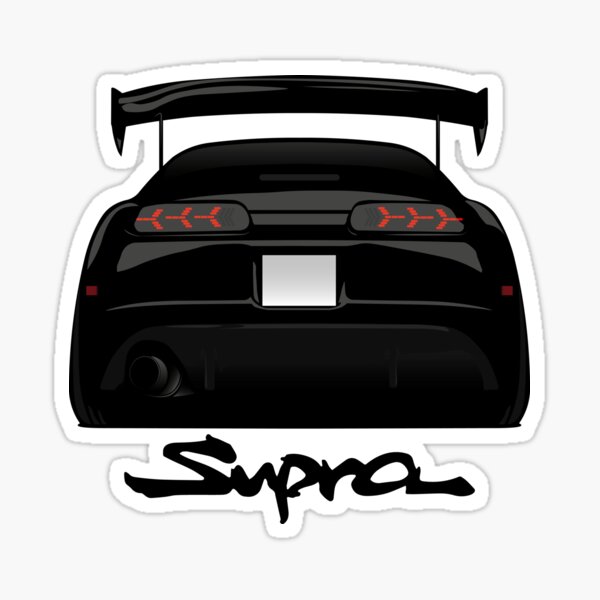 "Toyota Supra mk4" Sticker for Sale by w1gger | Redbubble