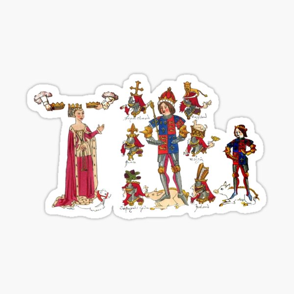 "Richard III & His Family" Sticker for Sale by Medievalism | Redbubble