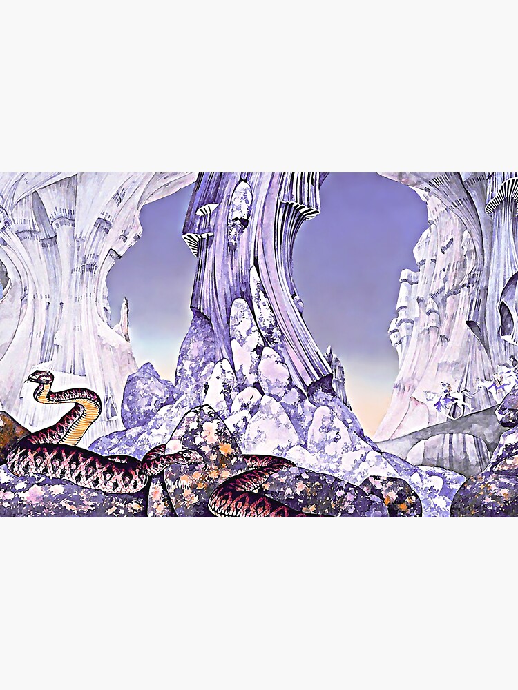 "Yes Relayer Art Print Roger Dean Progressive Rock Yes Relayer Album ...