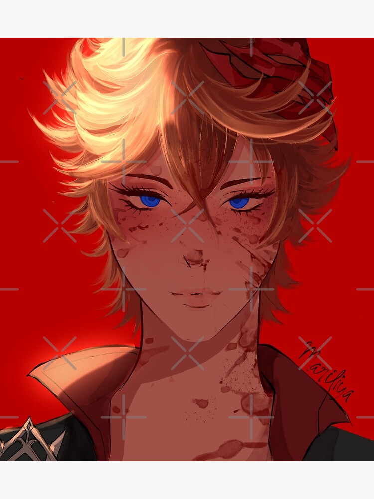 "Childe - genshin impact " Poster for Sale by Mari-Firefly | Redbubble