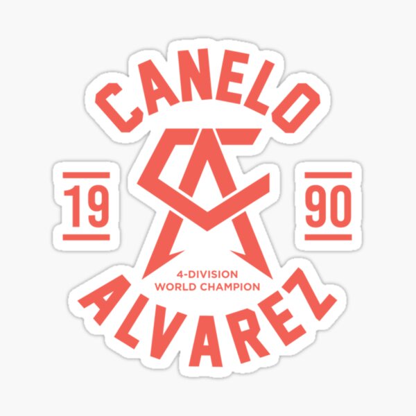 "Canelo Alvarez " Sticker for Sale by Personalizes | Redbubble