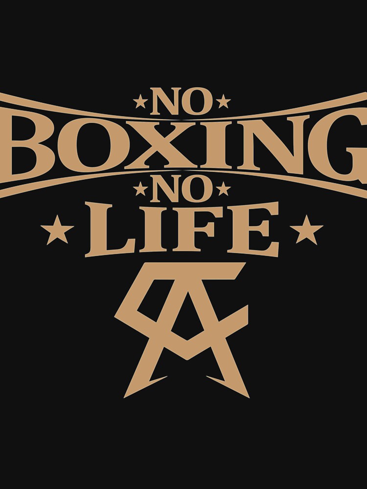 "No Boxing No Life Gold " T-shirt for Sale by Personalizes | Redbubble ...