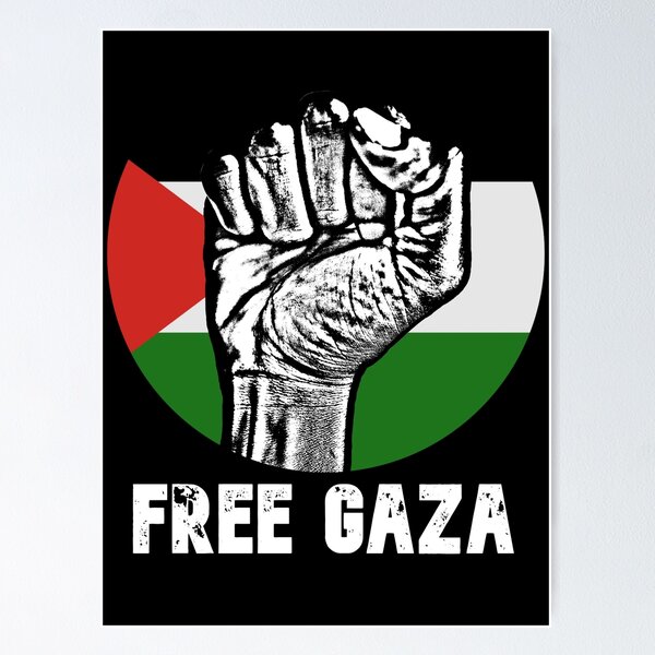 "Free Gaza" Poster for Sale by KJCasey1982 | Redbubble