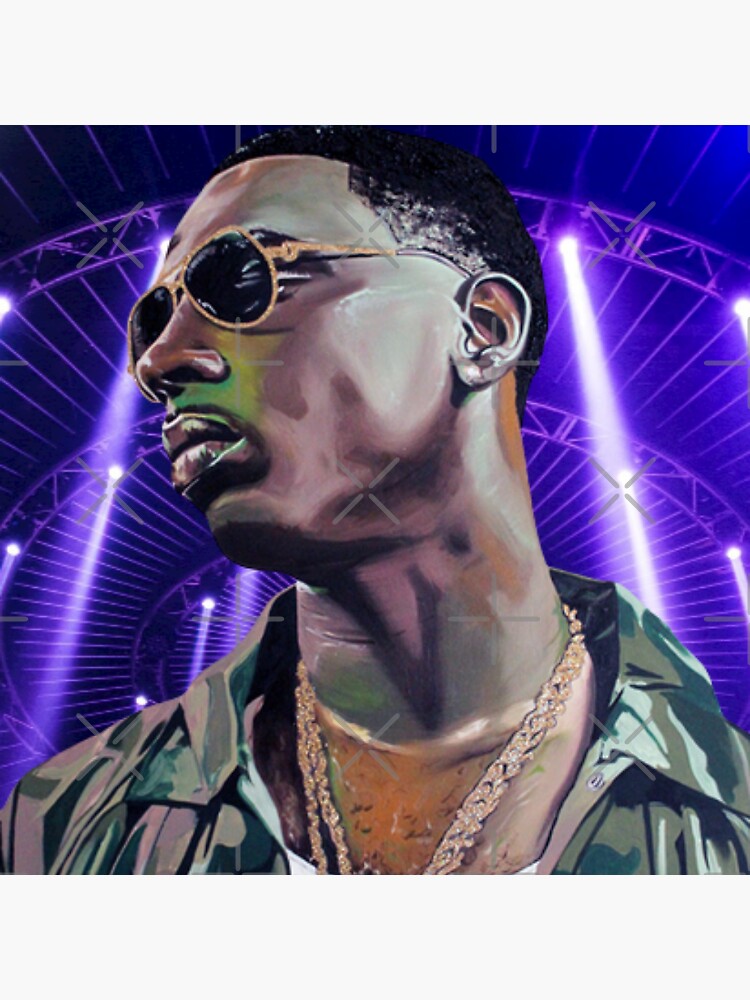 "Young Dolph" Sticker for Sale by Aurkan786 | Redbubble