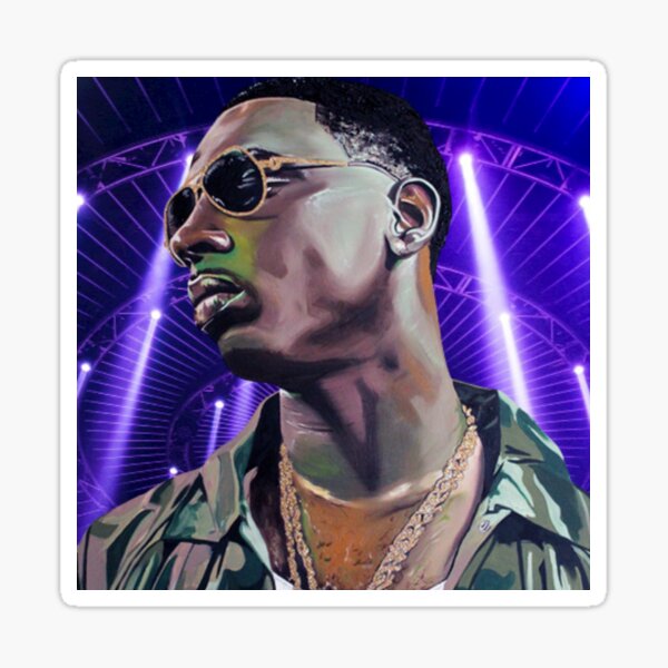 "Young Dolph" Sticker for Sale by Aurkan786 | Redbubble