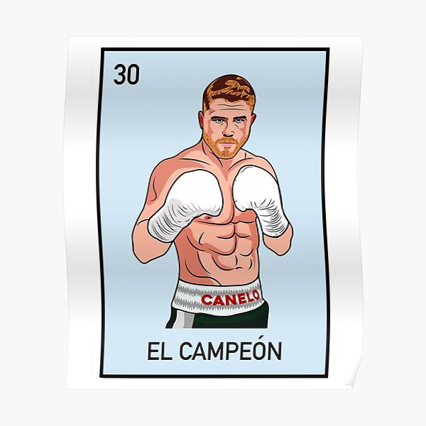 "Canelo" Poster for Sale by MonsterBX | Redbubble