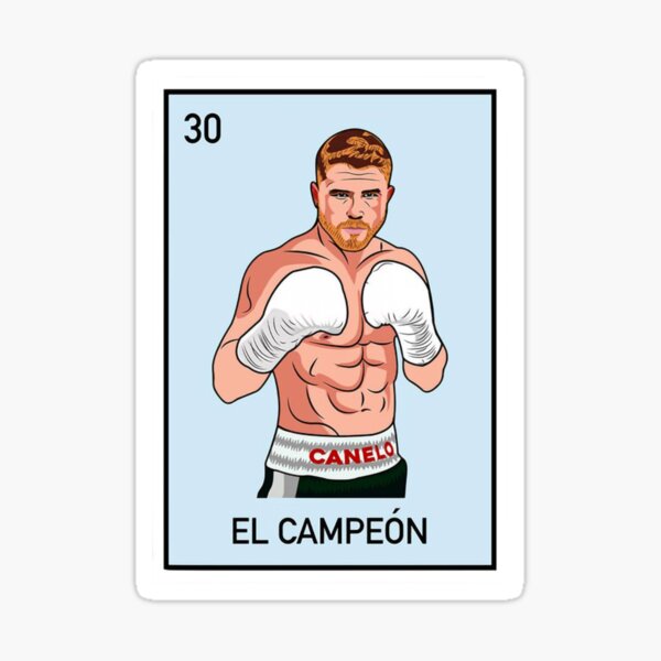 "Canelo" Sticker for Sale by MonsterBX | Redbubble