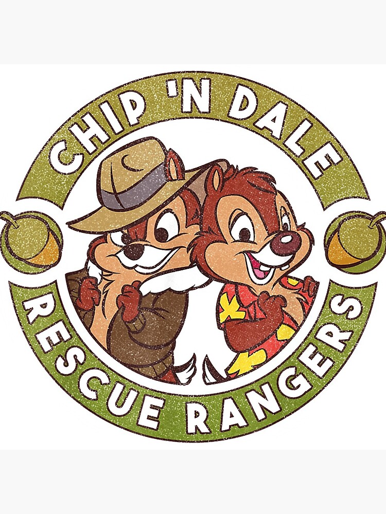 "Squirrels Rescue Rangers Logo" Pin for Sale by AnimalArt13 | Redbubble