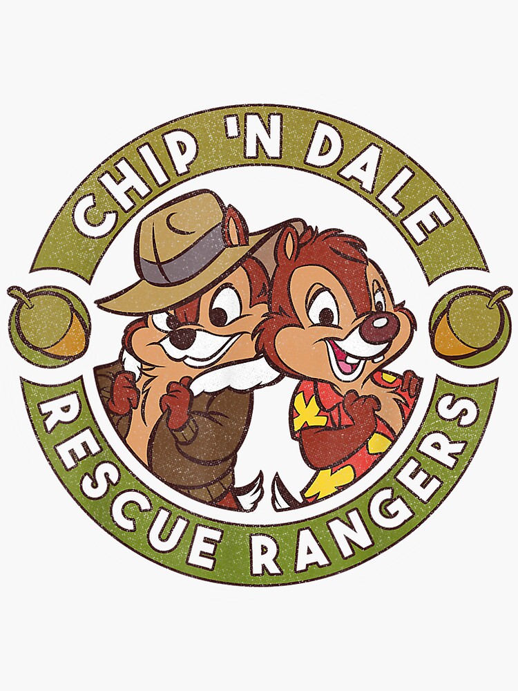 "Squirrels Rescue Rangers Logo" Sticker for Sale by AnimalArt13 | Redbubble