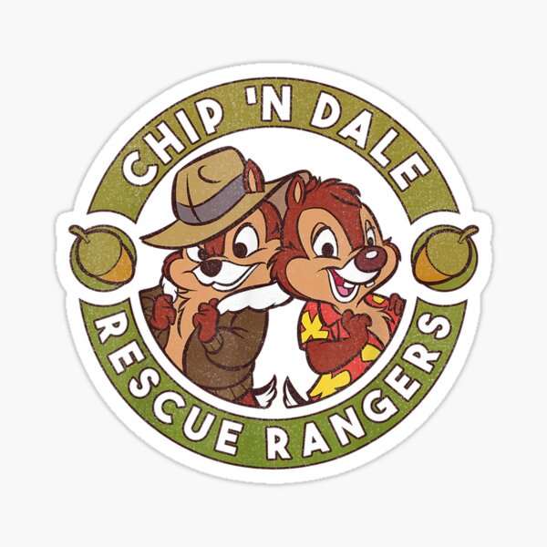 "Squirrels Rescue Rangers Logo" Sticker for Sale by AnimalArt13 | Redbubble