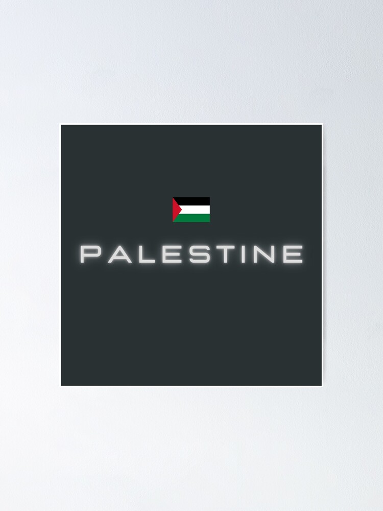 "Palestine flag" Poster for Sale by eka123 | Redbubble